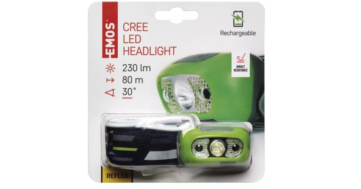 Emos CREE LED Akku-Stirnlampe 5W (P3534) | Pepita.com