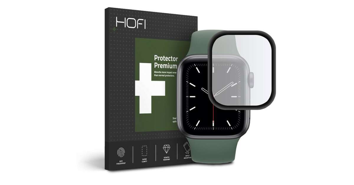 HOFI Hybrid Glass Screen Protector - Apple Watch Series 4/5/6/SE (44 mm ...
