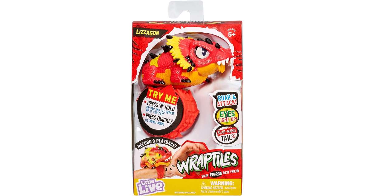 Wraptiles - Csuklóra rögzíthető Interaktív sárkány | Pepita.hu