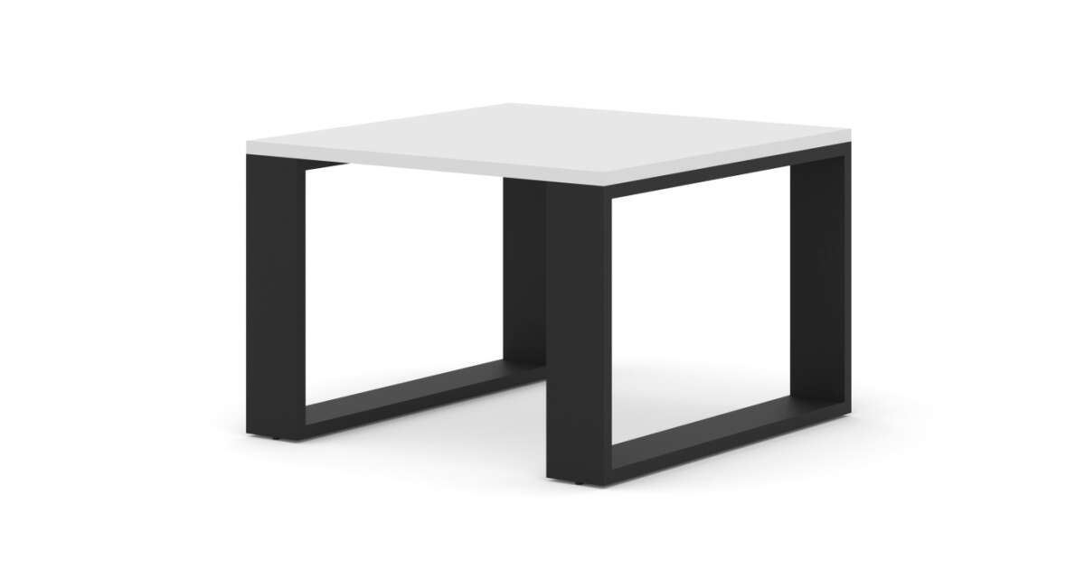 LUCA_60 Dohányzóasztal Matt Fehér Színben | Pepita.hu