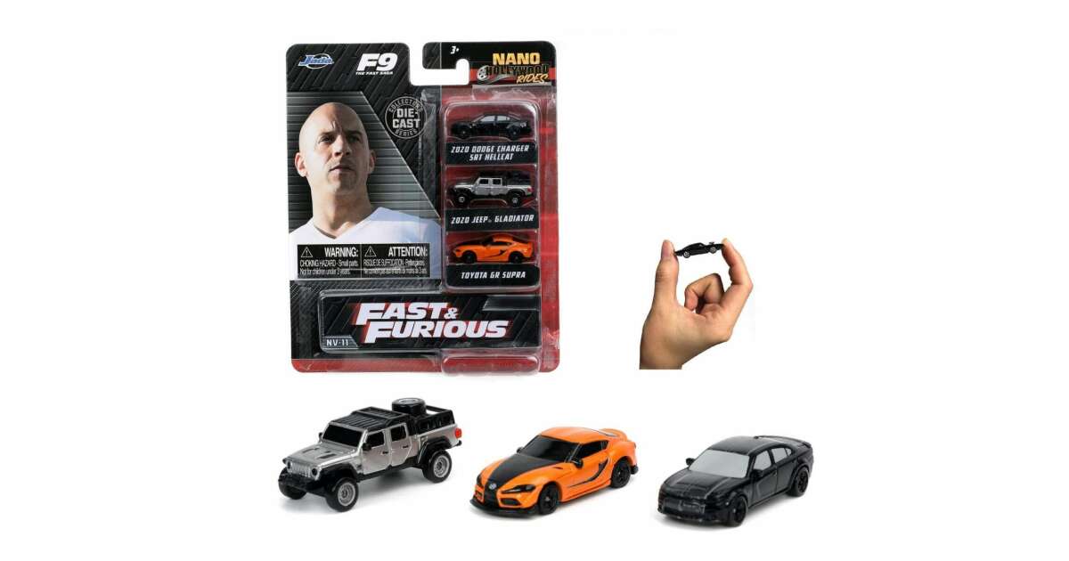 Fast & Furious "F9 The Fast Saga"nano Hollywood riders szett | Pepita.hu