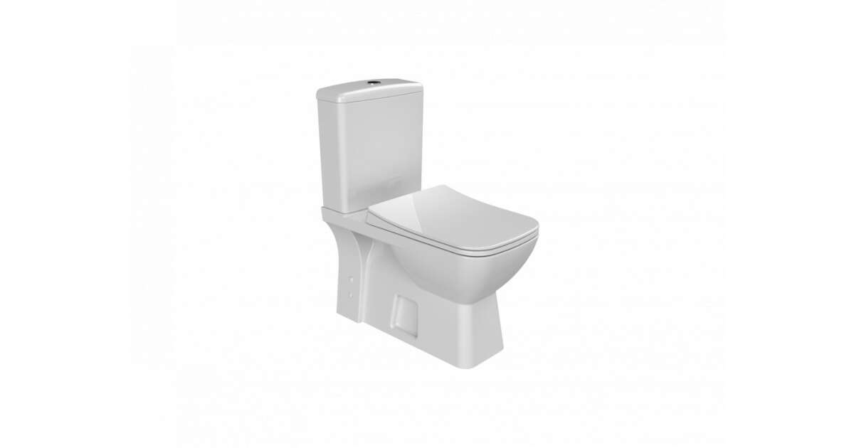 CeraStyle DURU Monoblokk WC - Beépített Bidé - Szögletes | Pepita.hu