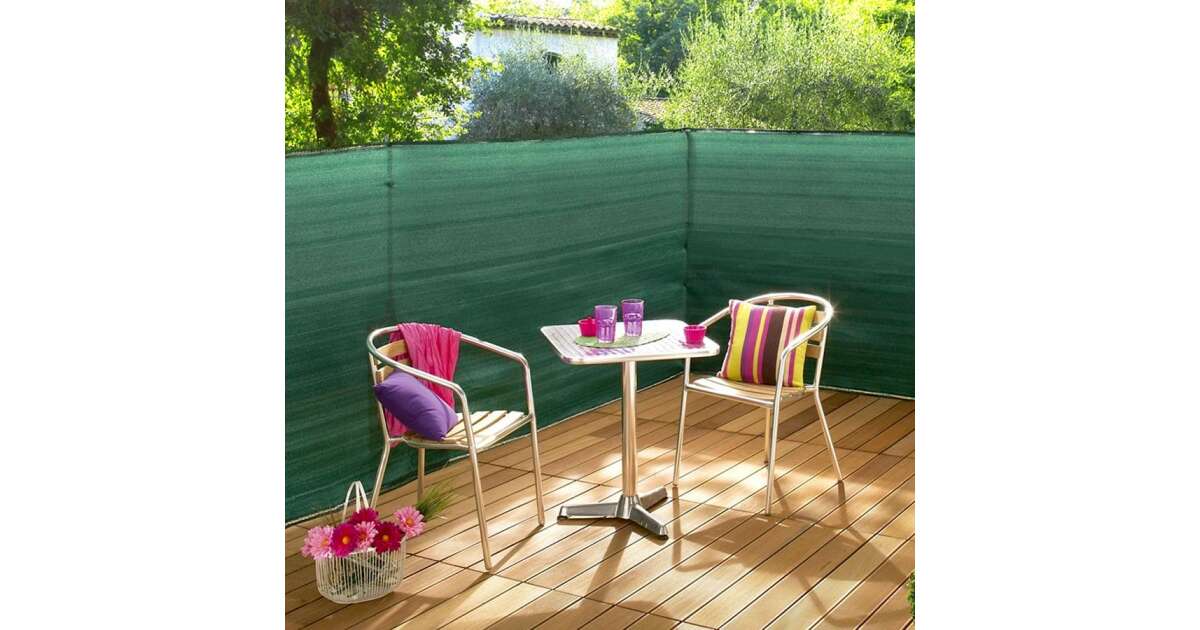 Árnyékoló háló Lighttex 1.5x10m zöld 80% 28504 | Pepita.hu