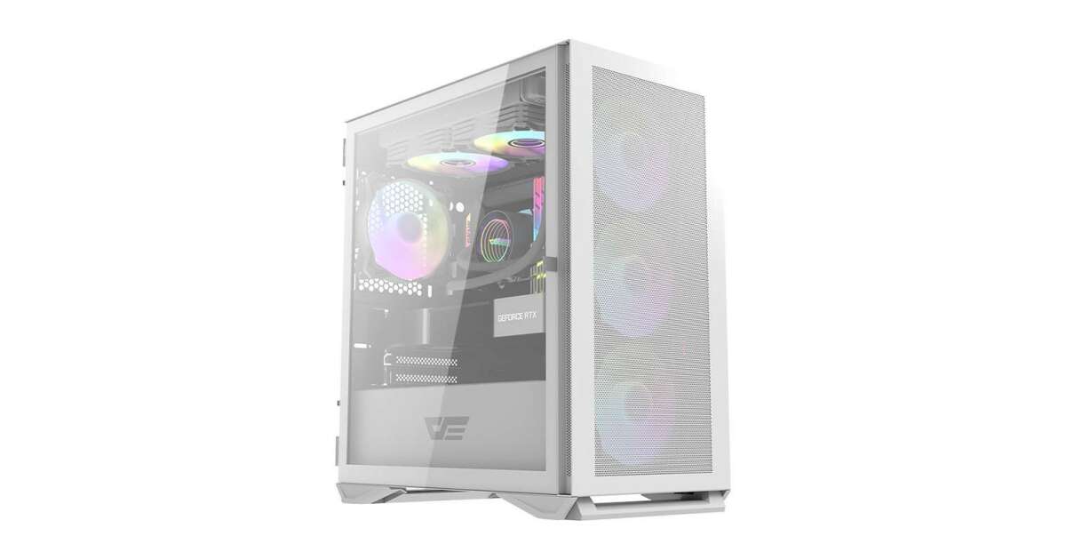 Gépház Darkflash DLM200 (fehér) | Pepita.hu