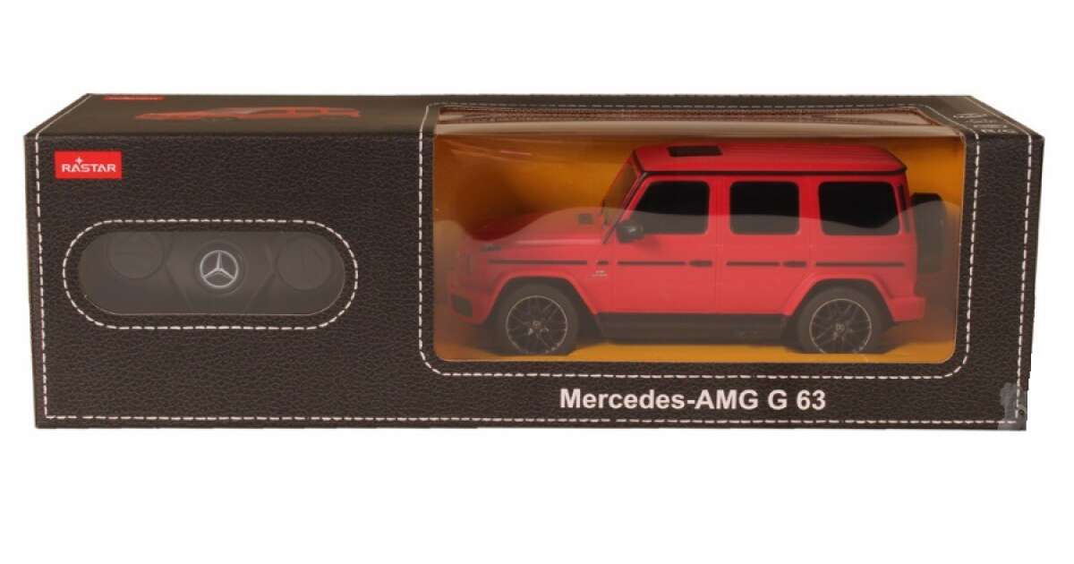 AUTÓ TÁVIRÁNYÍTÓVAL MERCEDES-BENZ G63 PIROS SKÁLA 1-24-IG | Pepita.hu