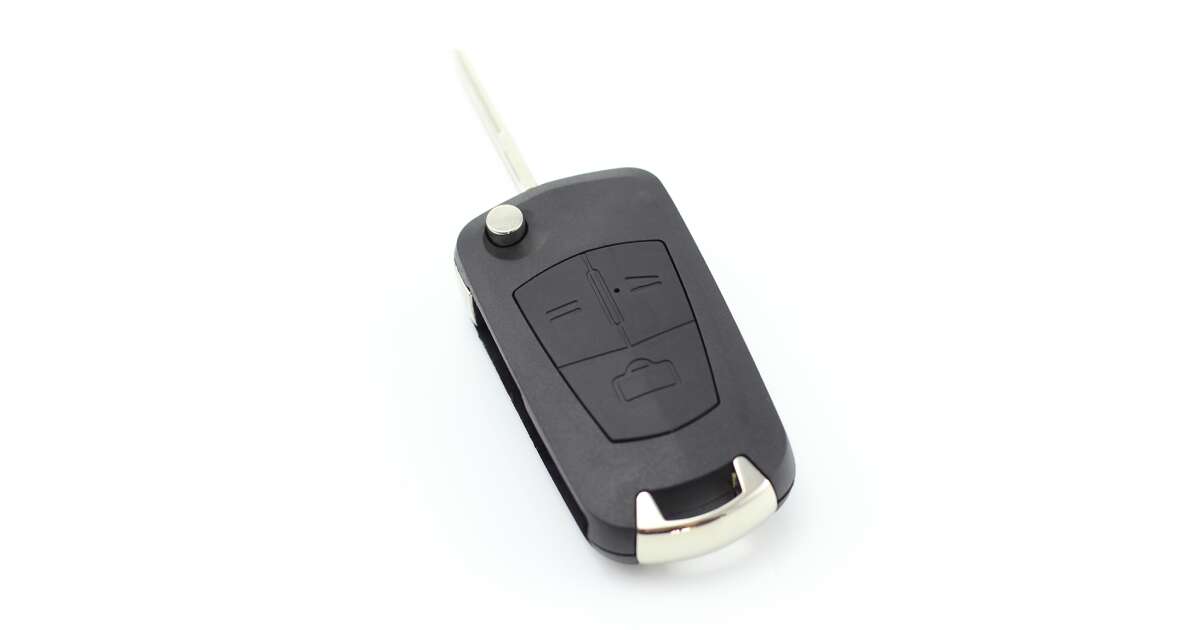 Schlüsselgehäuse Messerform für Opel, 3 Tasten, Klinge links, Schwarz ...