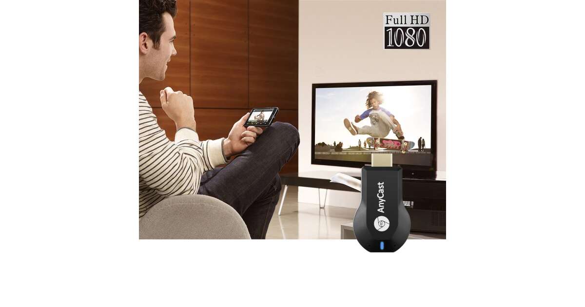 AnyCast-HDMI smart box tv okosító készülék - okosítsd fel régi ...
