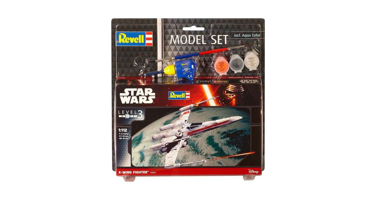 Star Wars Model Kit 1/112 Model Set X-Wing Fighter 11 cm | Pepita.com