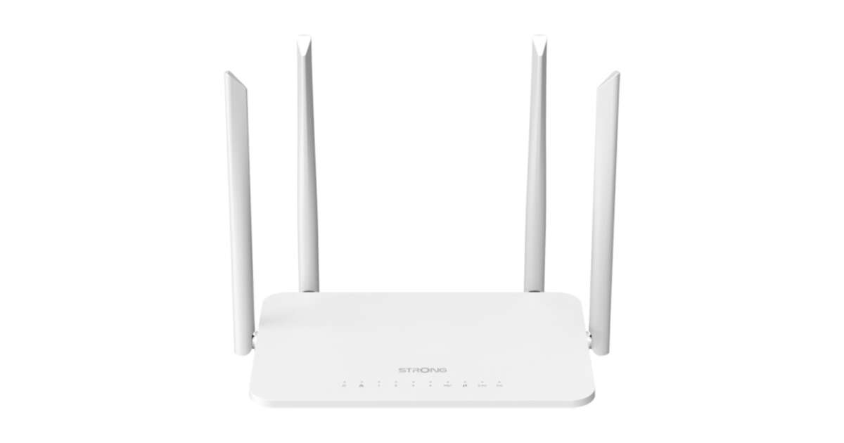 Strong Dual Band Gigabit Router 1200S, alb | Pepita.com