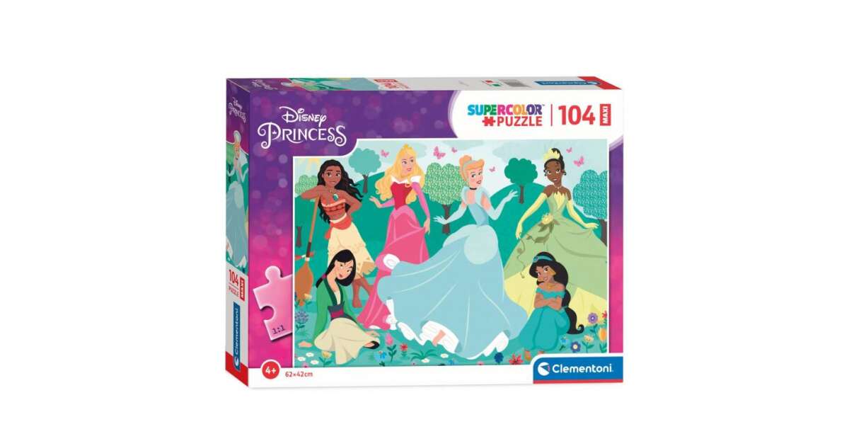Disney Princesses Outside 104 piese maxi puzzle Clementoni | Pepita.com