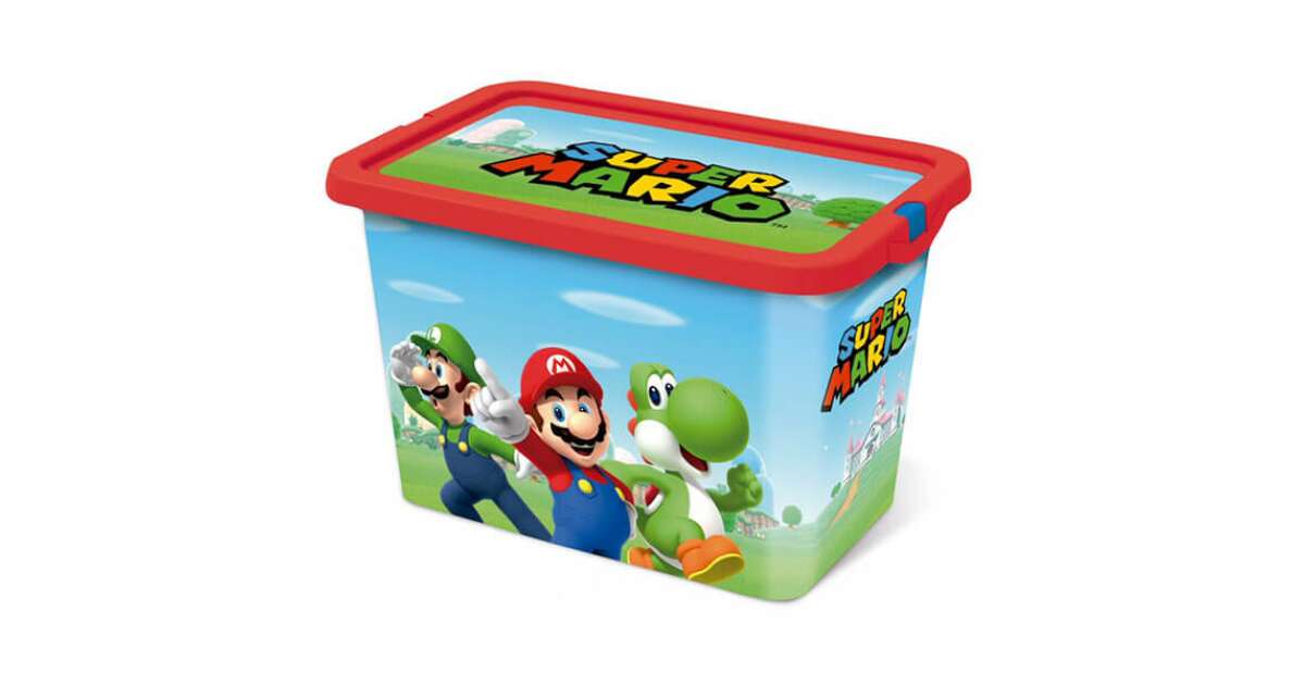Super Mario műanyag játéktároló doboz - 7 literes | Pepita.hu