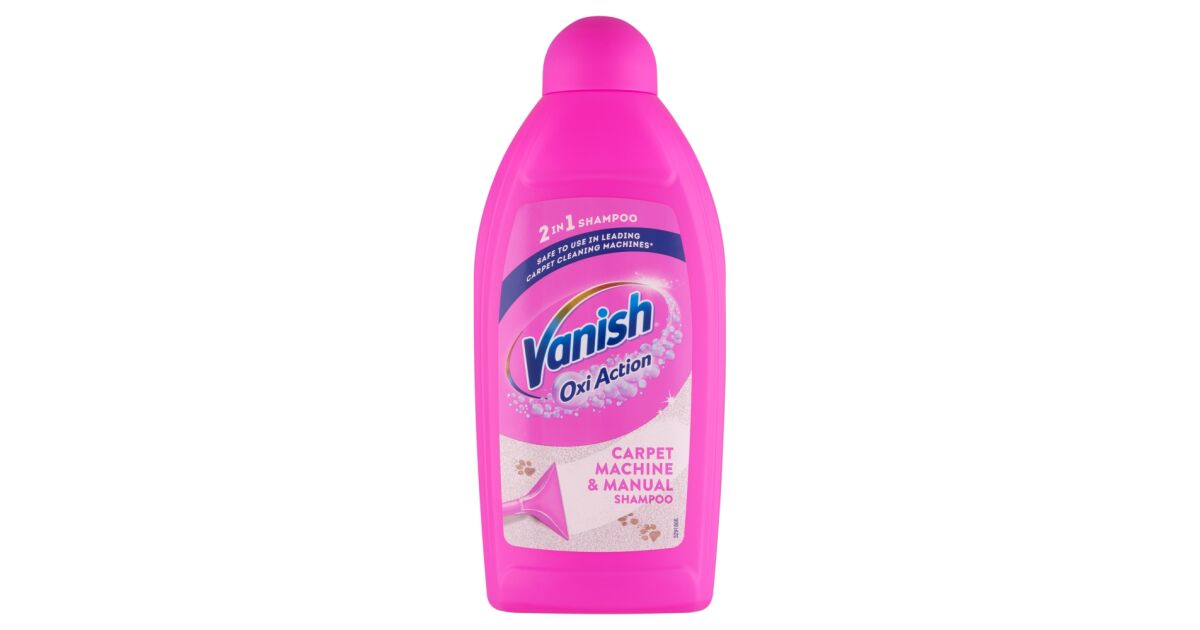 Vanish Machine Carpet and Upholstery Shampoo 500ml | Pepita.com