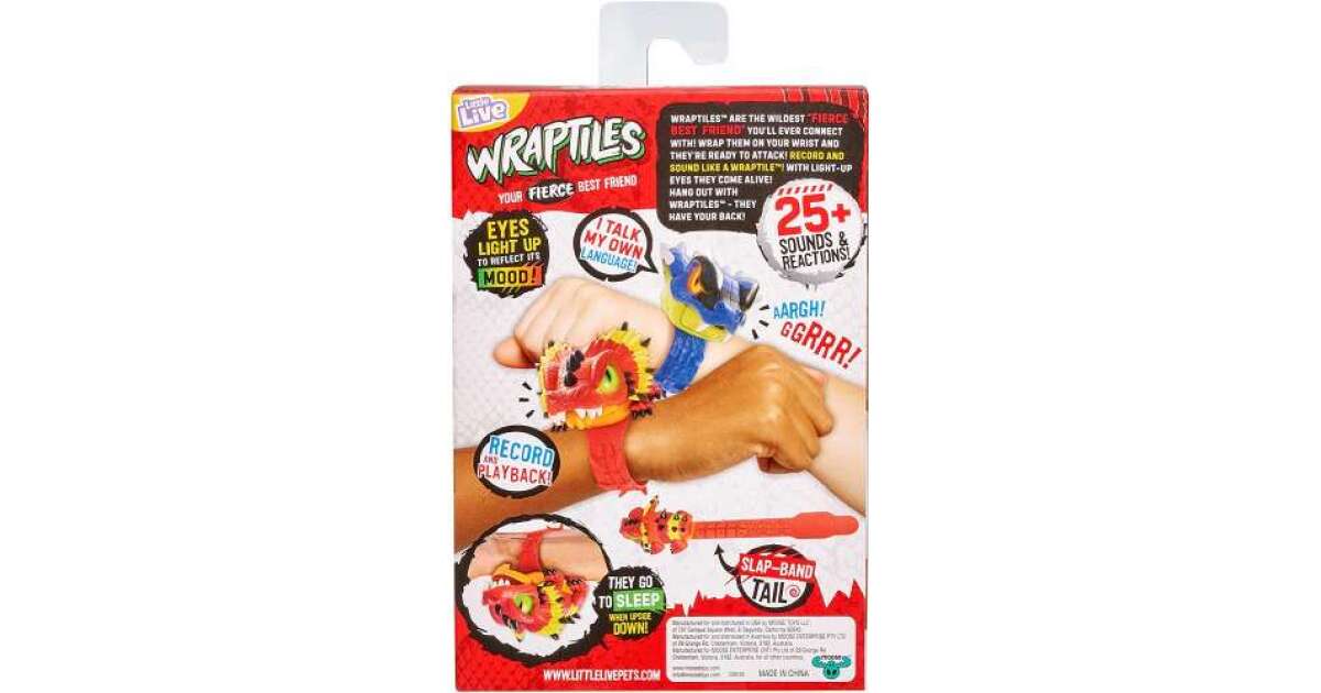 Wraptiles - Csuklóra rögzíthető Interaktív sárkány | Pepita.hu