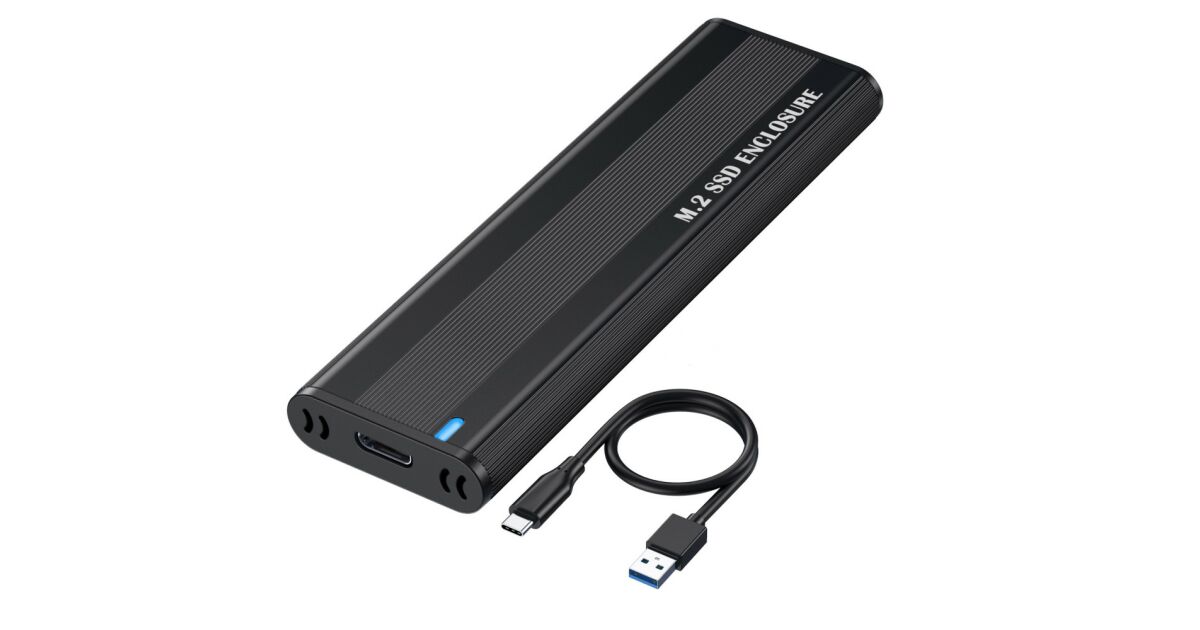 Külső M.2 SSD merevlemez ház, M.2 PCIe NVMe SSD-hez dokkoló funkcióval ...