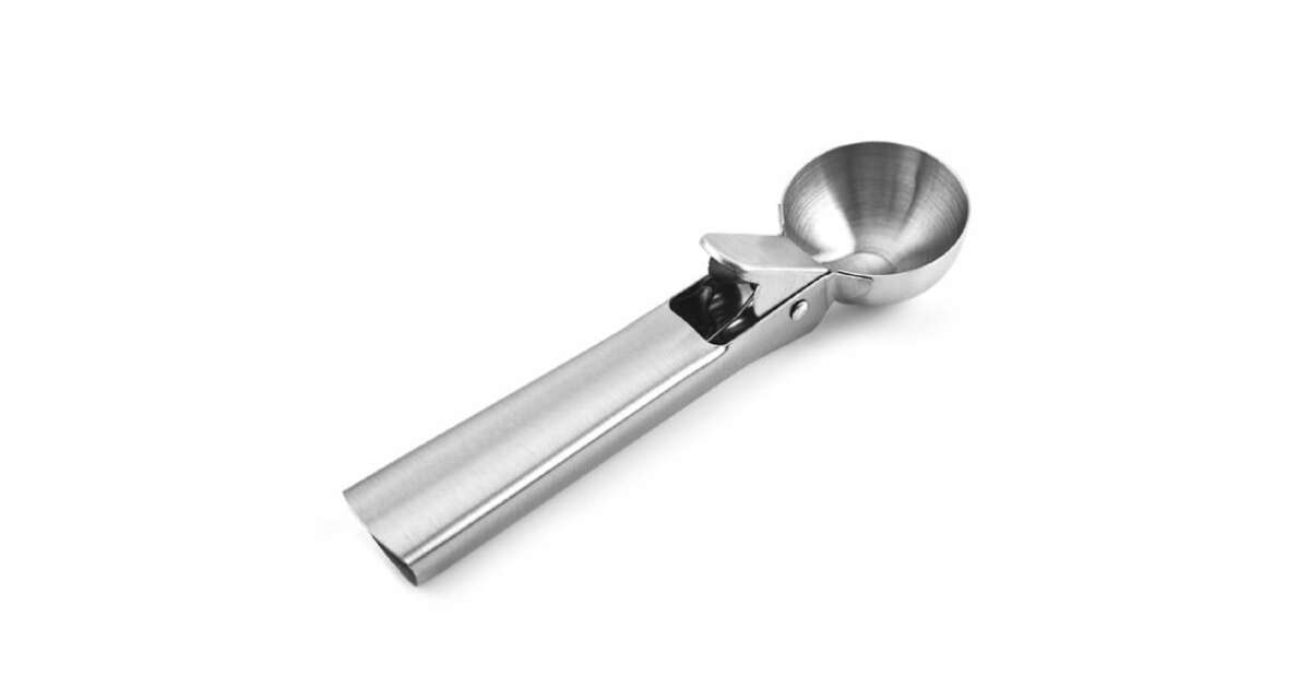 Scoop Pufo alumínium fagylalt gombóc, kioldógombbal, 18 cm | Pepita.hu