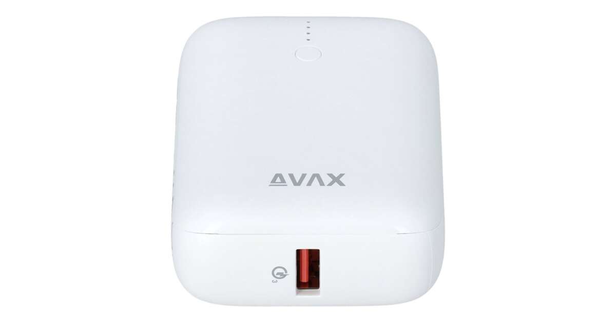 Avax Pb105w Mini Pd Type C 20w Gyorstöltő Powerbank 10 000mah Fehér Pepita Hu