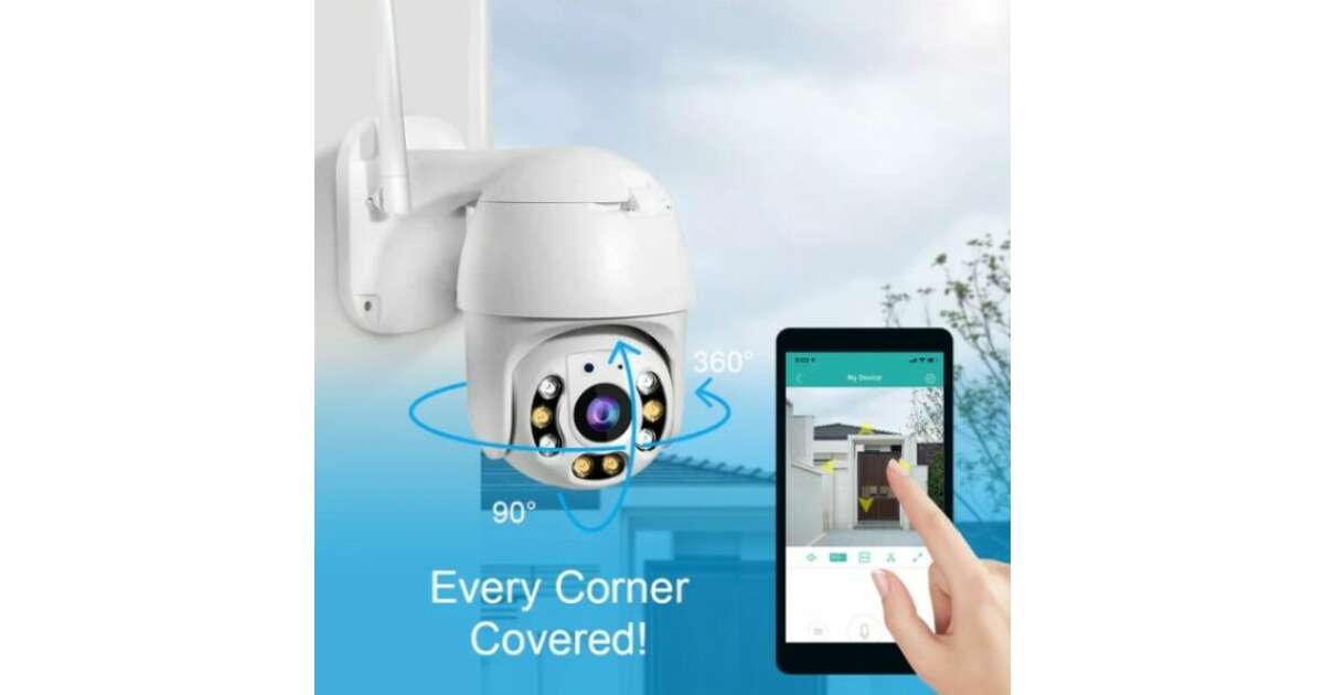 Pro vision Hisee X 3Mp Kültéri Wifi Smart HD Kamera vízálló A6 | Pepita.hu