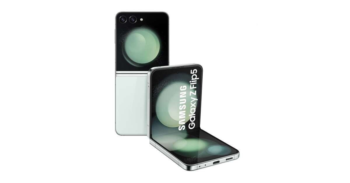 Samsung F731B Galaxy Z Flip5 5G DS 256GB (8GB RAM) - Mentazöld | Pepita.hu
