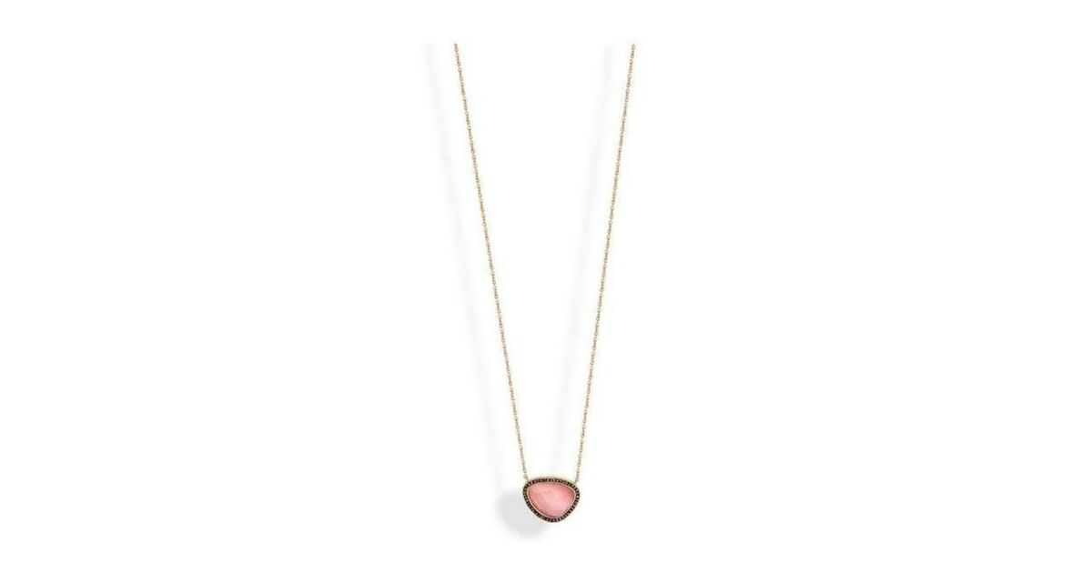 Náhrdelník s ružovými kameňmi Victoria Rose Gold | Pepita.com