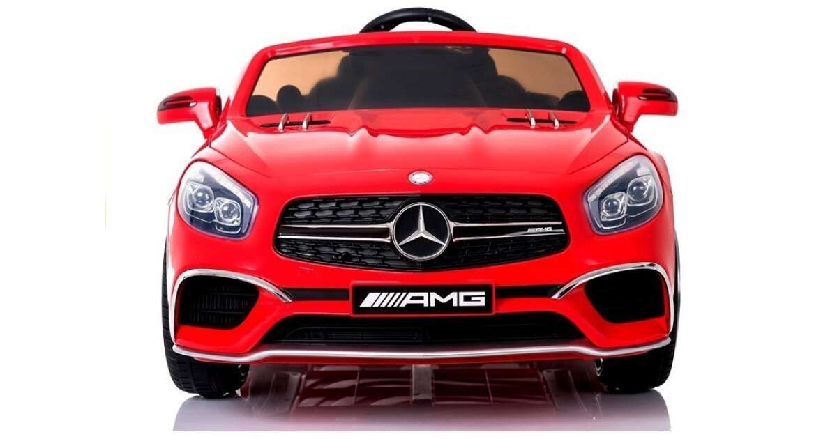 Mercedes SL65 piros 12V elektromos kisautó 2.4GHz szülői távirányítóval ...