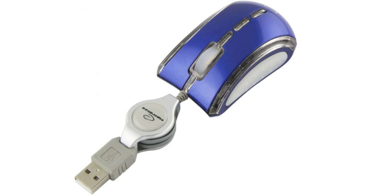 Esperanza Calenao vezetékes mini egér, Kék | Pepita.hu