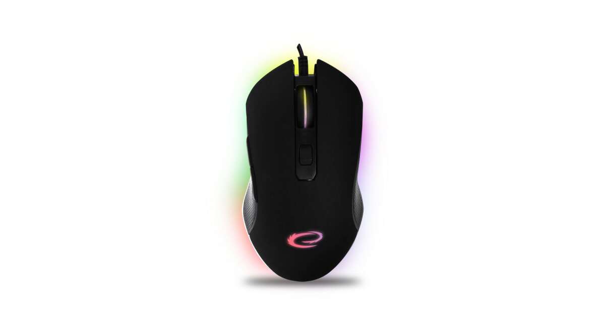 Esperanza Nemesis 6 button wired RGB gamer mouse, Black/RGB | Pepita.com