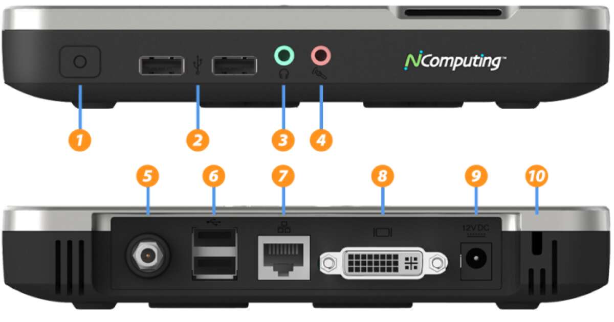 NComputing N500 Mini PC - Szürke/Fekete | Pepita.hu