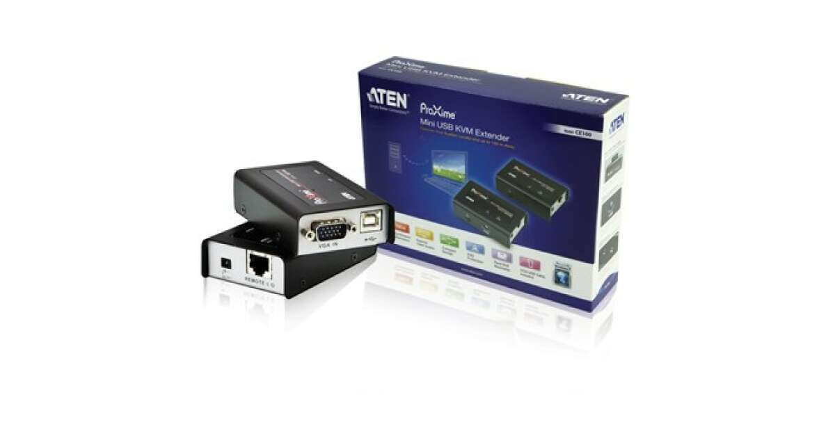 ATEN CE100 MINI USB KVM jeltovábbító | Pepita.hu