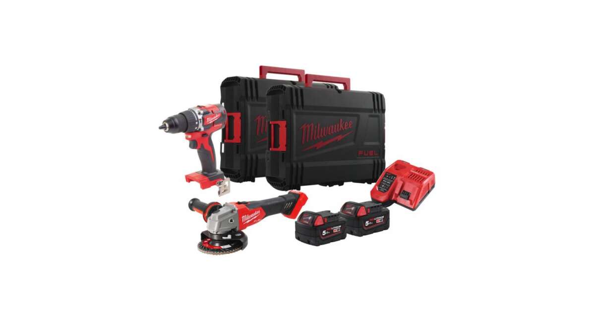 Milwaukee M18FPP2BG-502X M18 FUEL erőcsomag | Pepita.hu