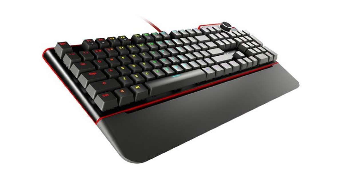 Natec Genesis RX85 RGB Mechanikus Gaming billentyűzet US - Fekete/Vörös ...
