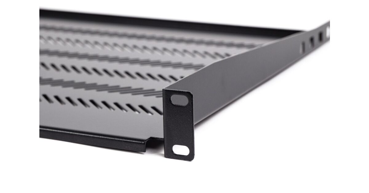 KaTLINK Rack Polc - 19 1U - 483x350mm - Fekete | Pepita.hu