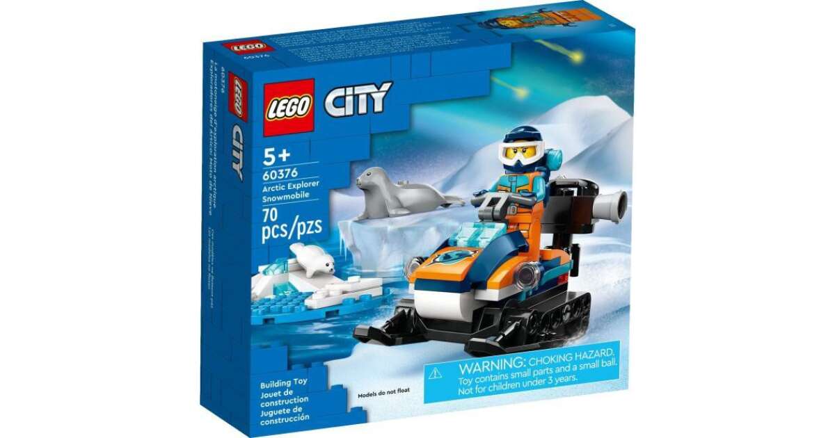 LEGO City 60376 - Sarkkutató motoros szán | Pepita.hu