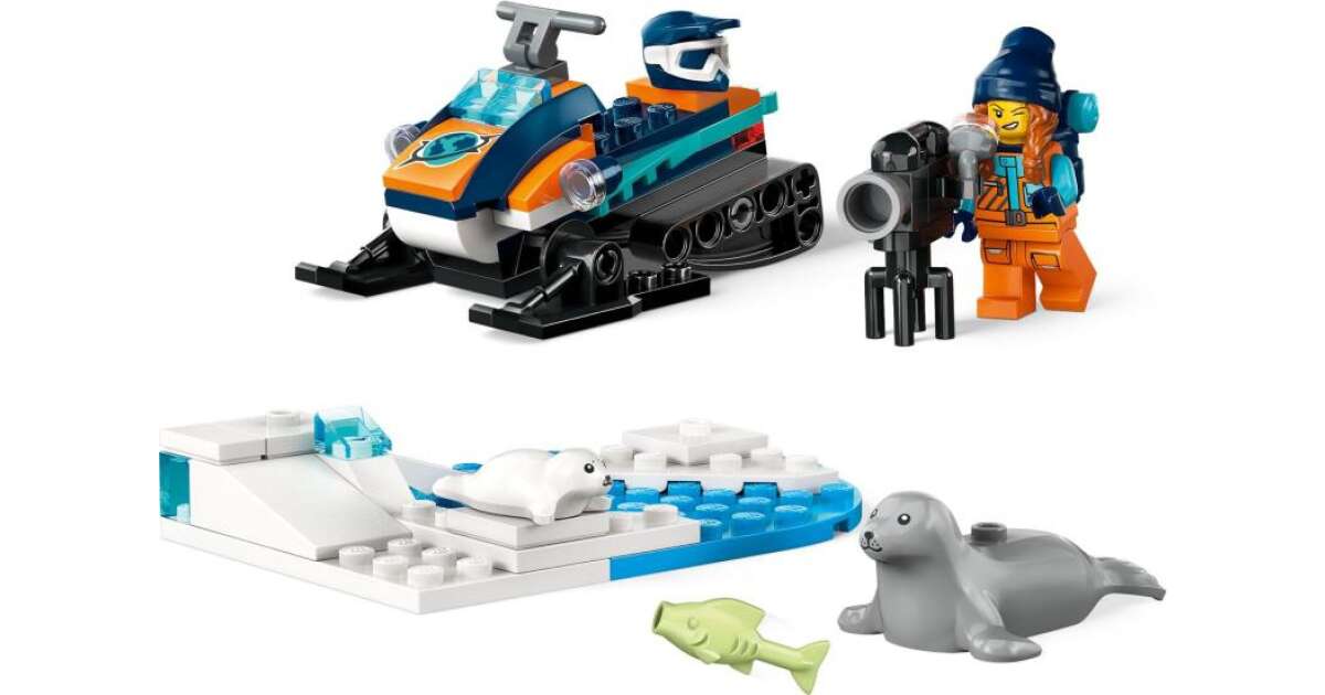 LEGO City 60376 - Sarkkutató motoros szán | Pepita.hu