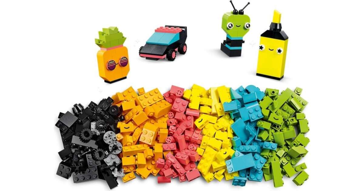 LEGO Classic 11027 - Kreatív neon kockák | Pepita.hu