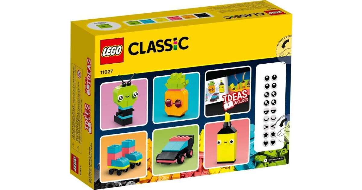 LEGO Classic 11027 - Kreatív neon kockák | Pepita.hu