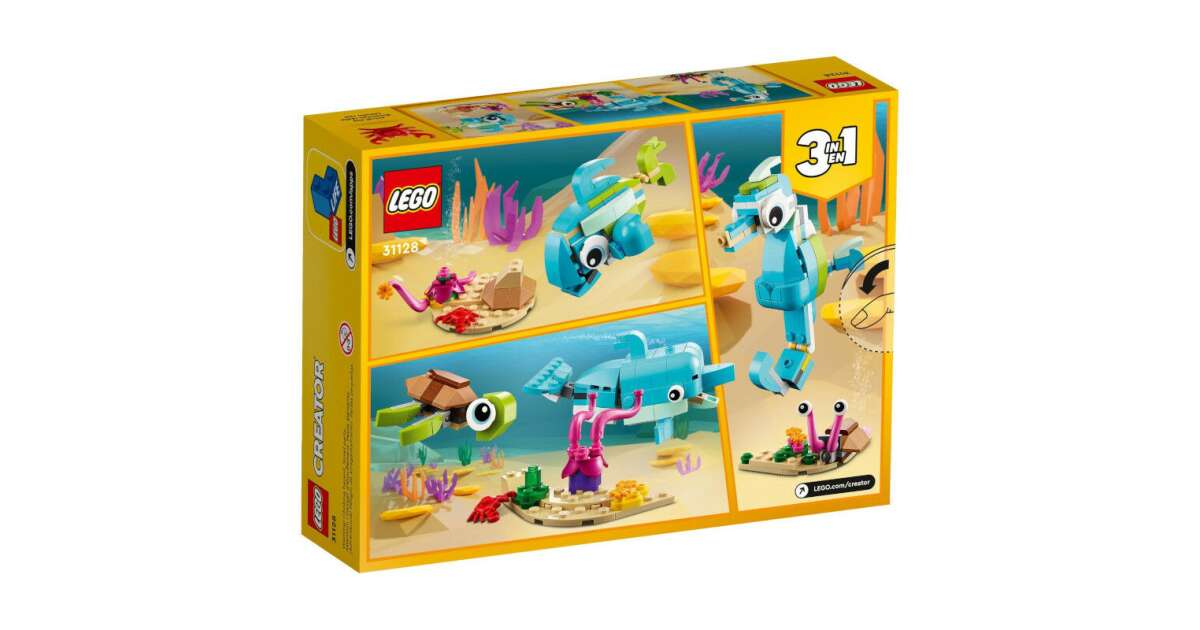 LEGO Creator 31128 - Delfin és Teknős | Pepita.hu