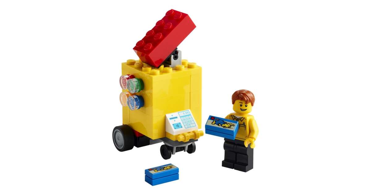 LEGO City Árusító Stand - Minifigurával - 30569 | Pepita.hu
