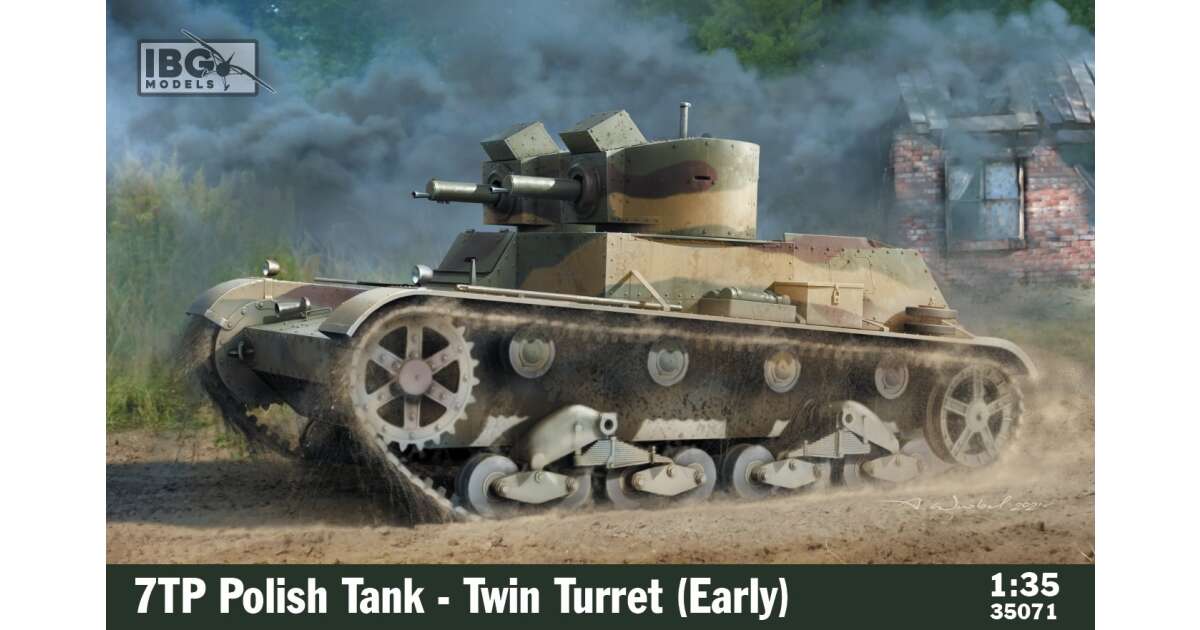 IBG Models 7TP Lengyel tank műanyag modell (1:35) | Pepita.hu