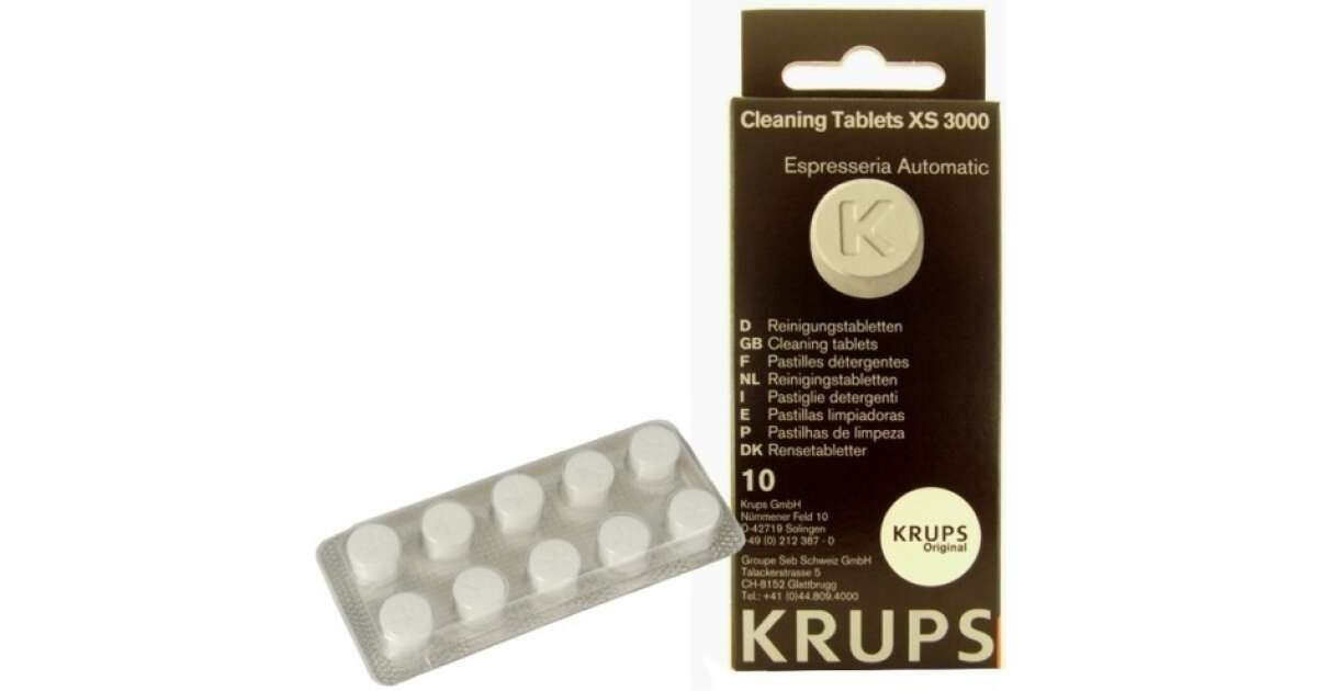 Krups XS3000 Tisztító Tabletta | Pepita.hu