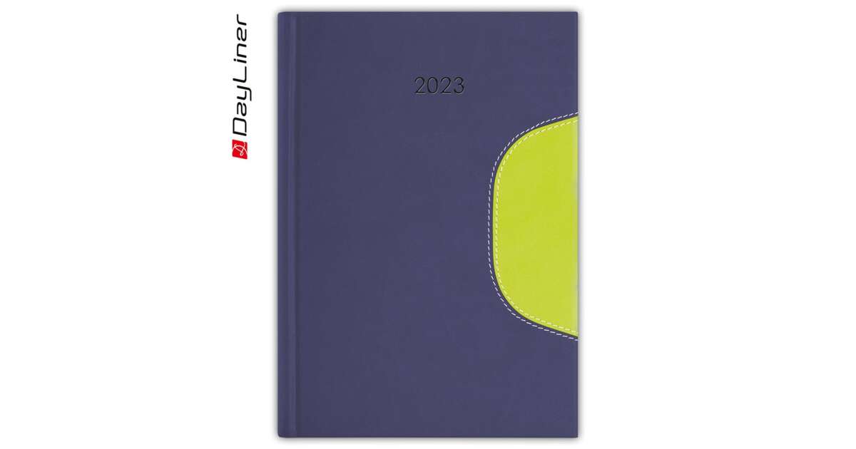 Datebook Memphis B5 with weekly white pages Blue-green Dayliner 2024 ...