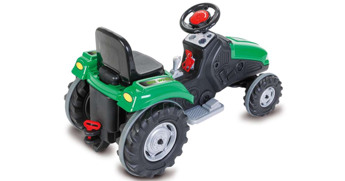 Jamara Ride-on Traktor Nagy kerekekkel - Zöld | Pepita.hu