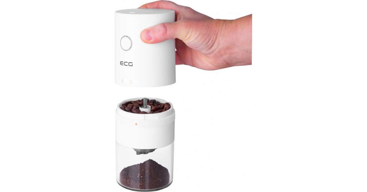 ECG KM 150 Minimo Hordozható kávédaráló - Fehér | Pepita.hu
