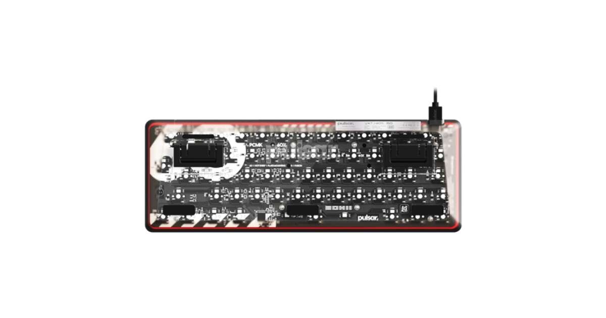 Pulsar PCMK TKL 60% Barebone Mechanikus Gaming Billentyűzet (Fekete) - ISO | Pepita.hu