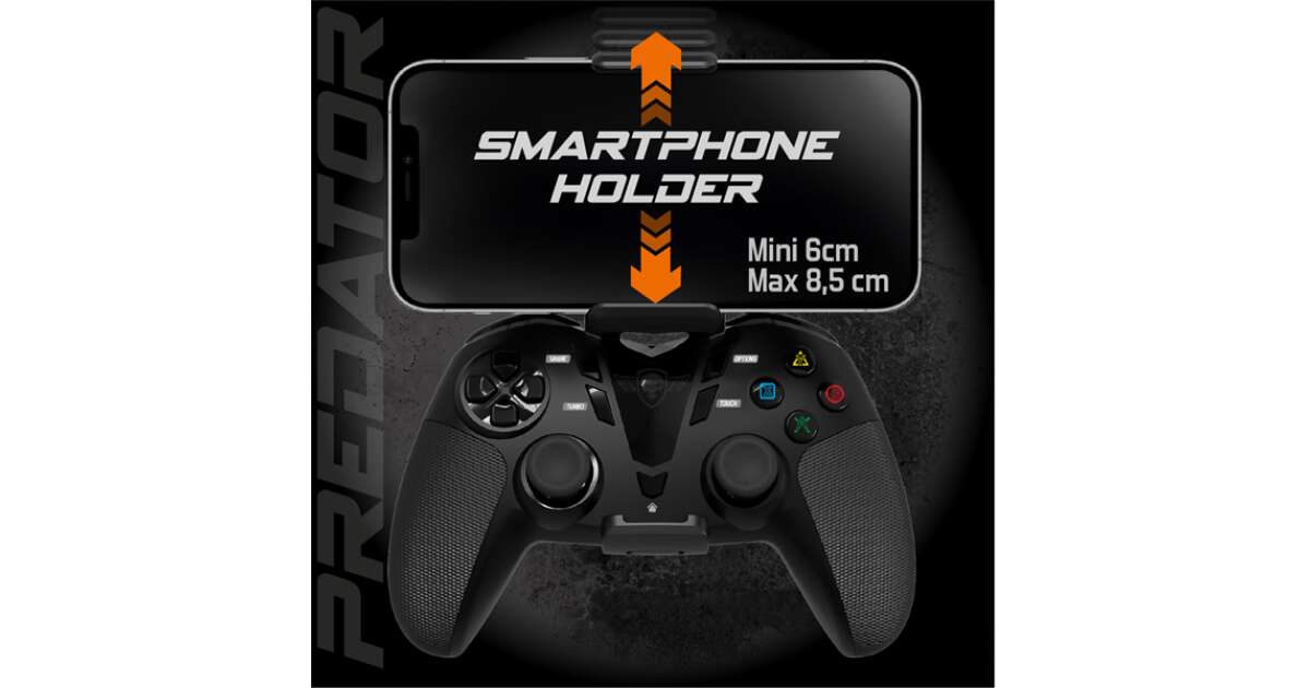 Spirit of Gamer Predator Vezeték nélküli controller - Fekete (PC/PS3 ...