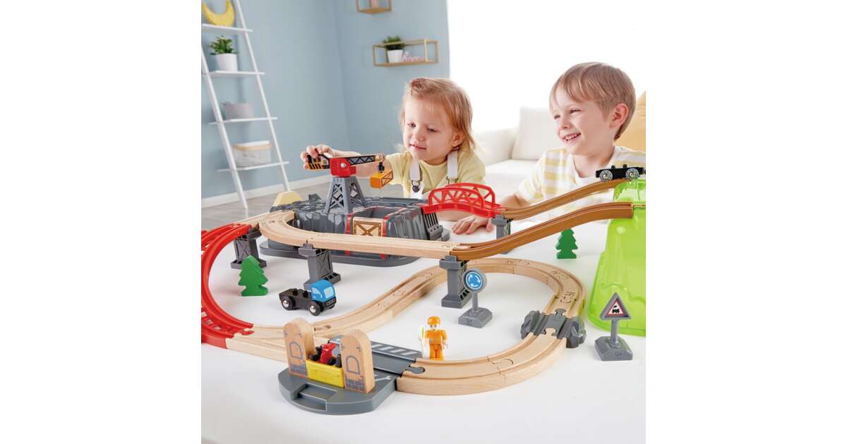 Hape E3764 Vasúti készlet | Pepita.hu