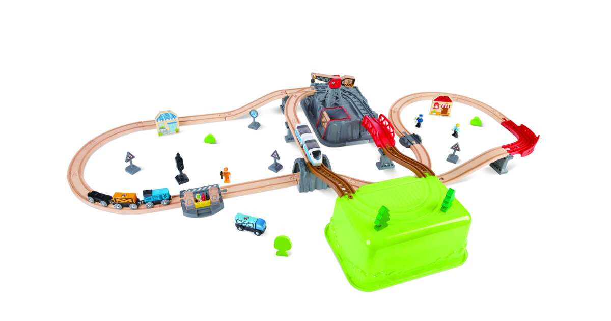 Hape E3764 Vasúti készlet | Pepita.hu