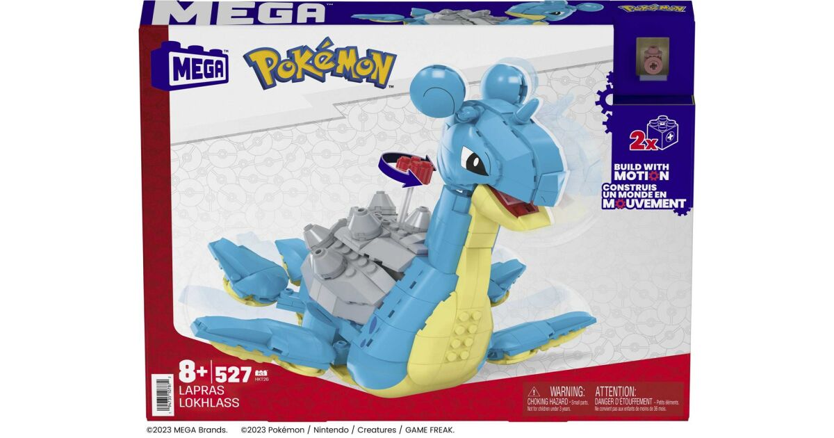 Mattel MEGA Pokémon Lapras Bausatz - 527 Teile | Pepita.com
