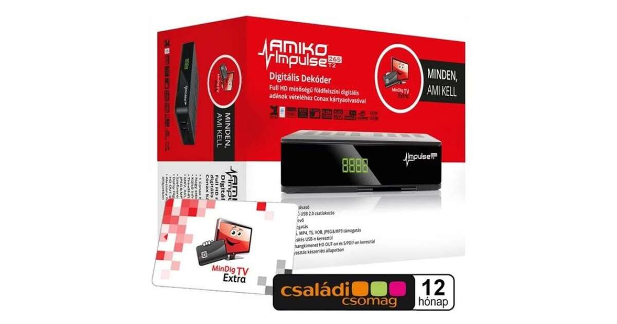 MindigTV Prémium Mindig tv előfizetés CSALÁDI CSOMAG DEKÓDERREL 12 HÓ ...