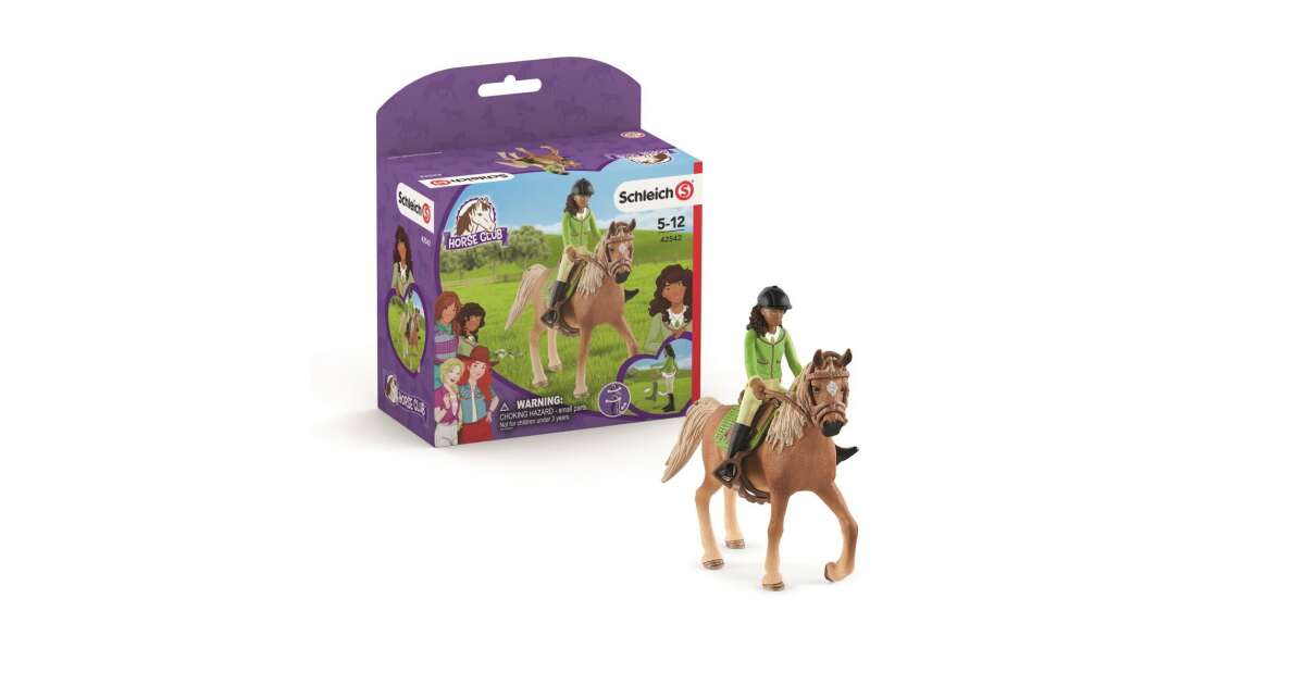 Schleich Horse Club: Sarah & Mystery figurák | Pepita.hu