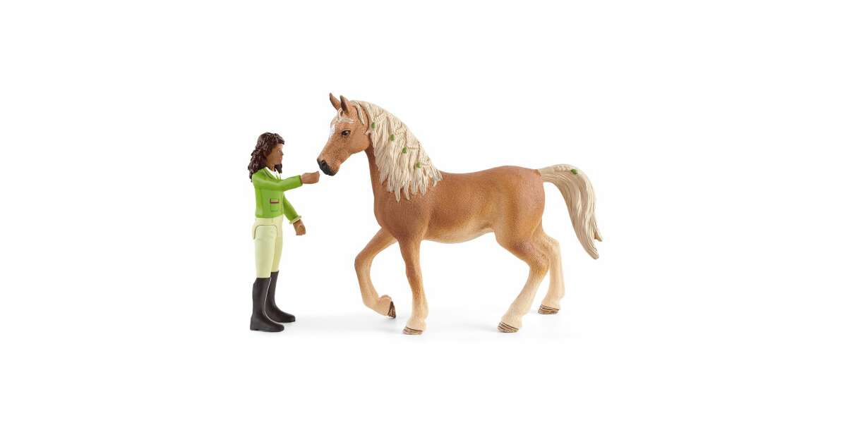 Schleich Horse Club: Sarah & Mystery figurák | Pepita.hu